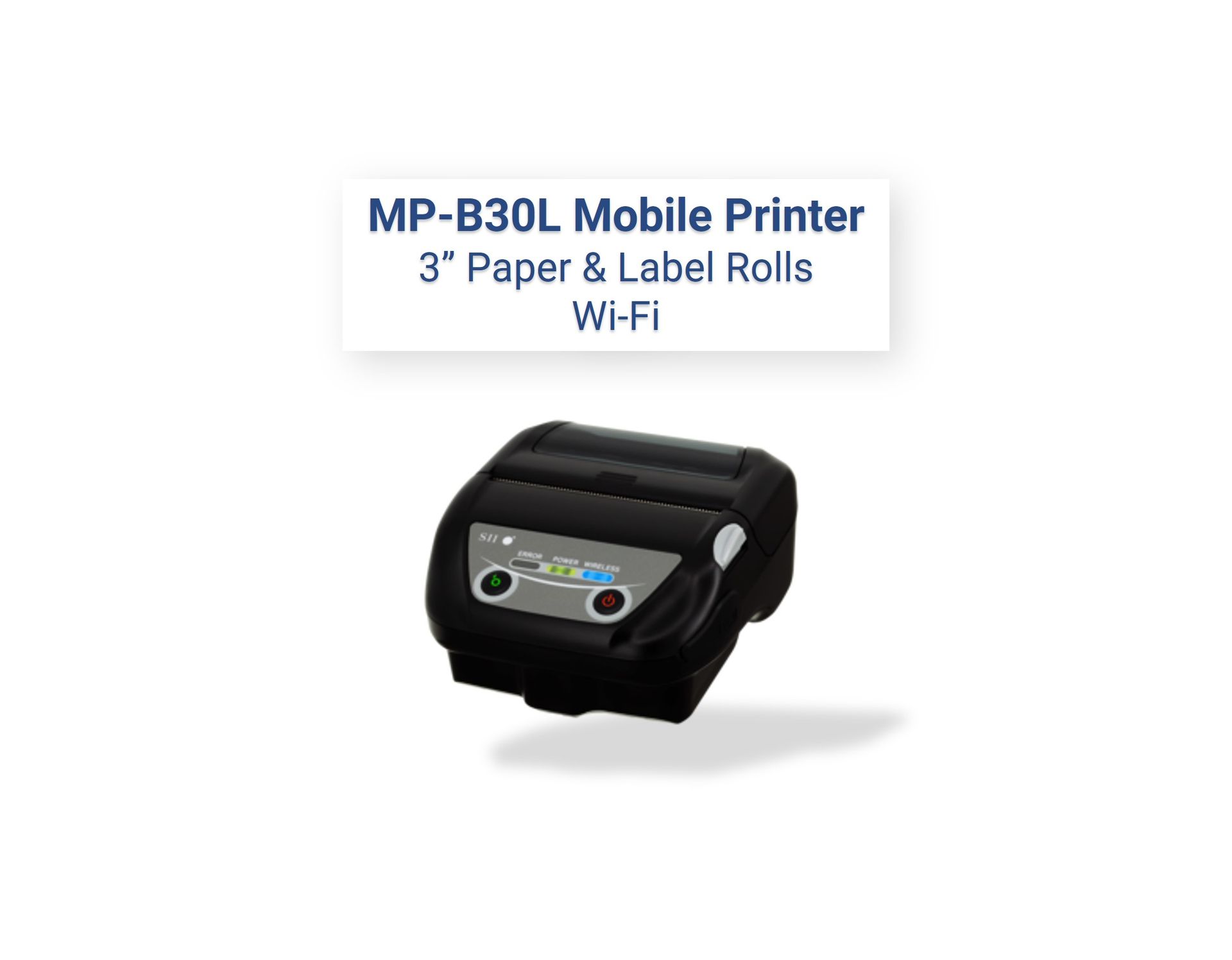 MP-B30L Wi-Fi Mobile Paper/Label Printer | Seiko Instruments